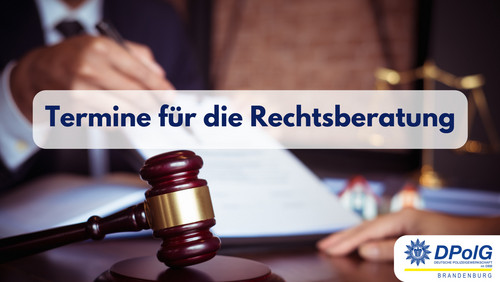 Rechtsberatung für DPolG Mitglieder | DPolG Brandenburg - Deutsche Polizeigewerkschaft Brandenburg
